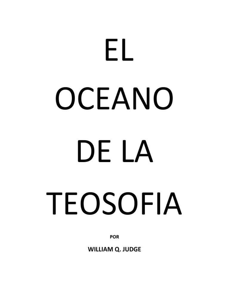 El Oceano de La Teosofia | PDF El Oceano de La Teosofia | PDF