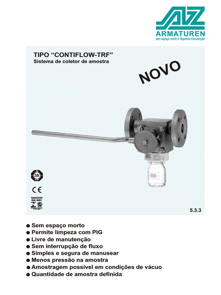 5-3-3 - Válvula de Amostragem Tipo Contiflow-TRF | PDF