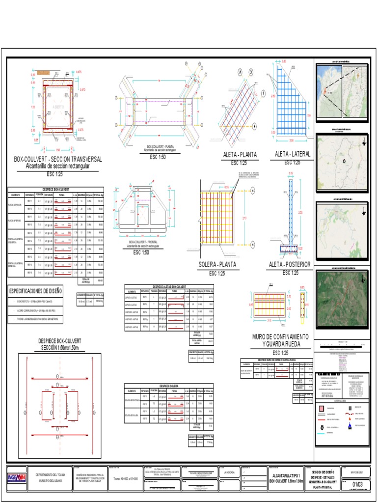 Alcantarillas 2-Box 1.5x1.5 | PDF
