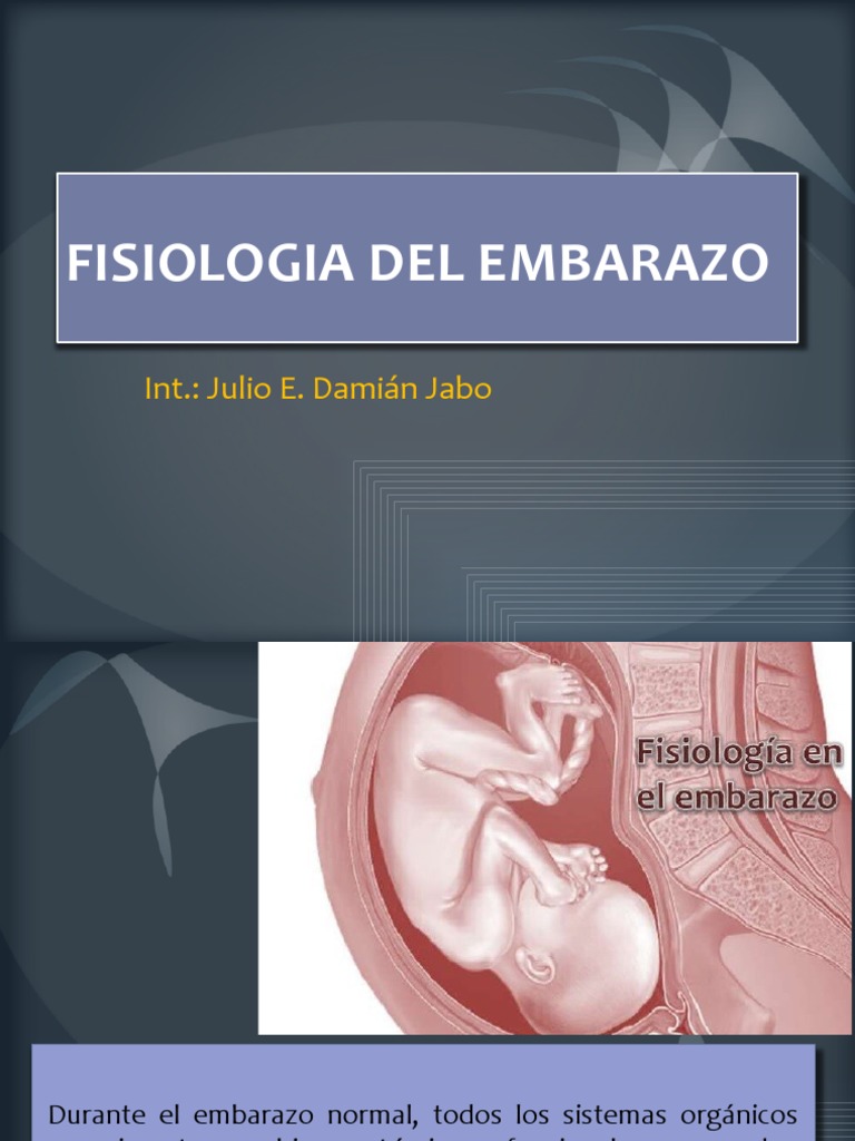 Fisiologia Del Embarazo | PDF | El embarazo | Vagina
