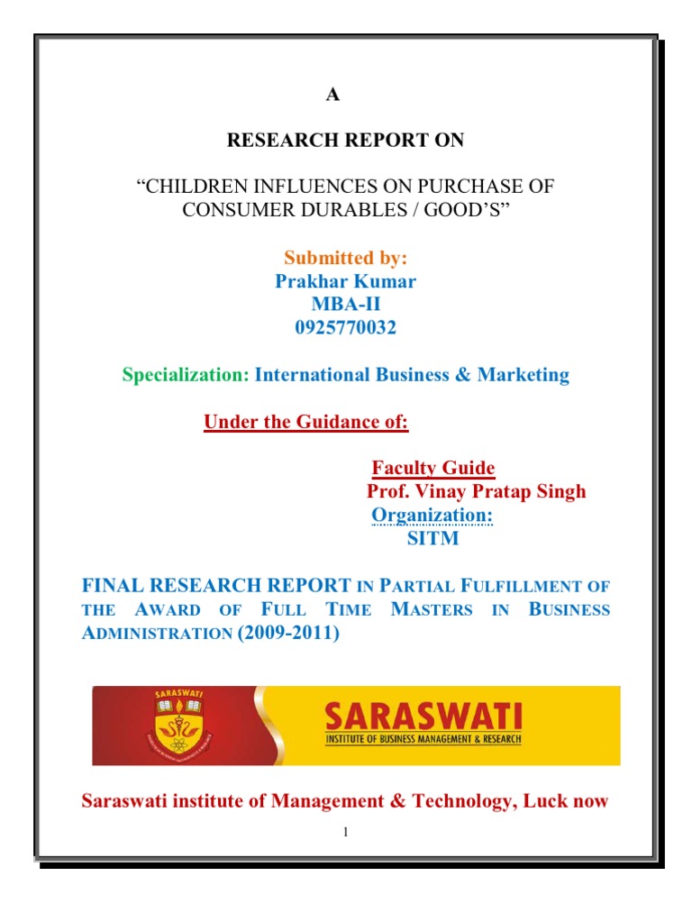 Final Reseach Report...... 12304000002341041 | PDF