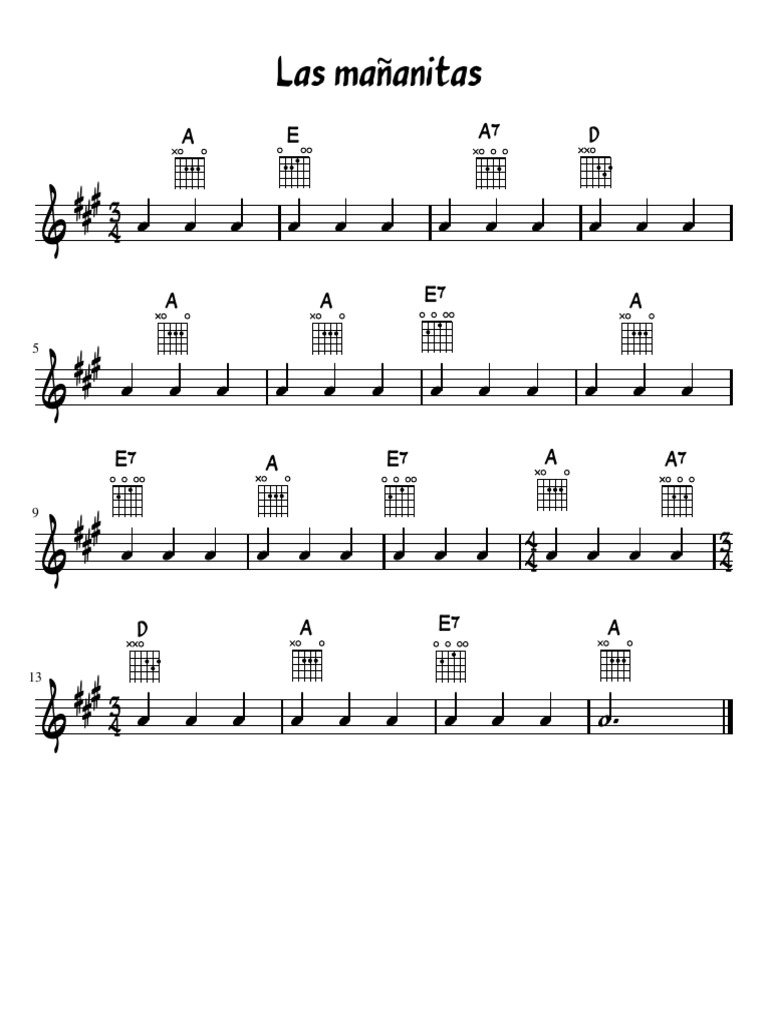 Las Mañanitas | PDF