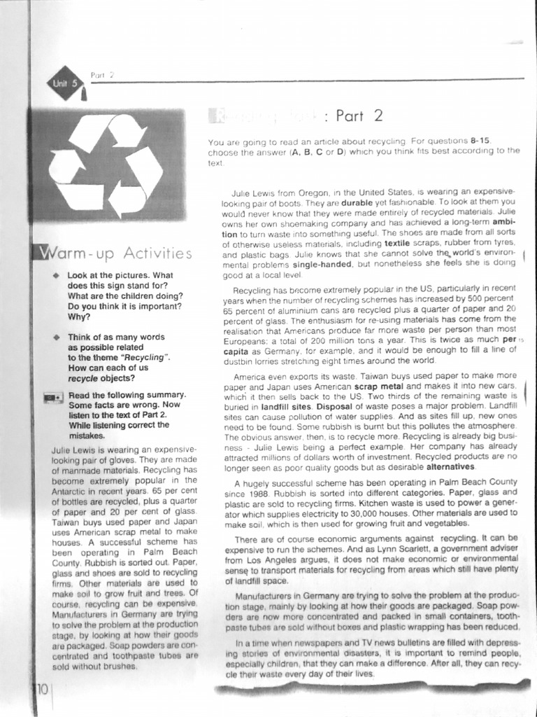 Recycling | PDF