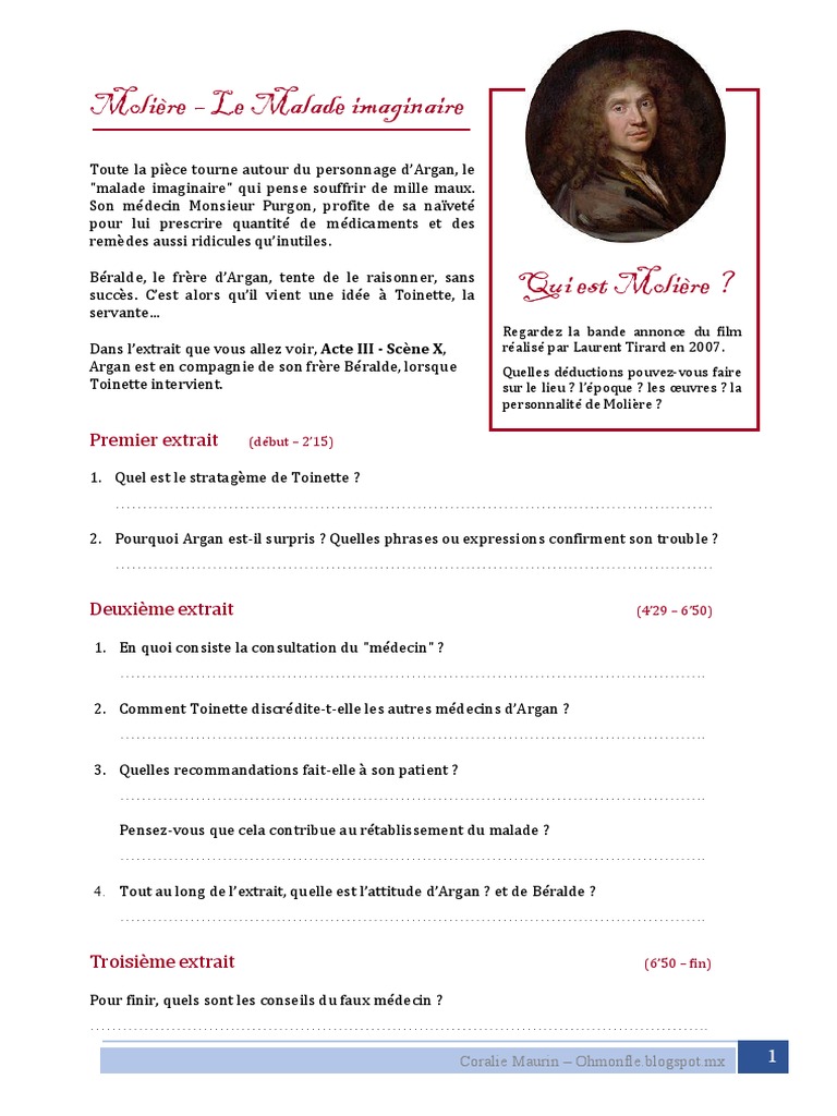 Argan et le Stratagème de Toinette | PDF