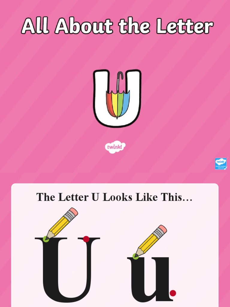 Au L 2548663 All About The Letter U Powerpoint English - Ver - 4 | PDF
