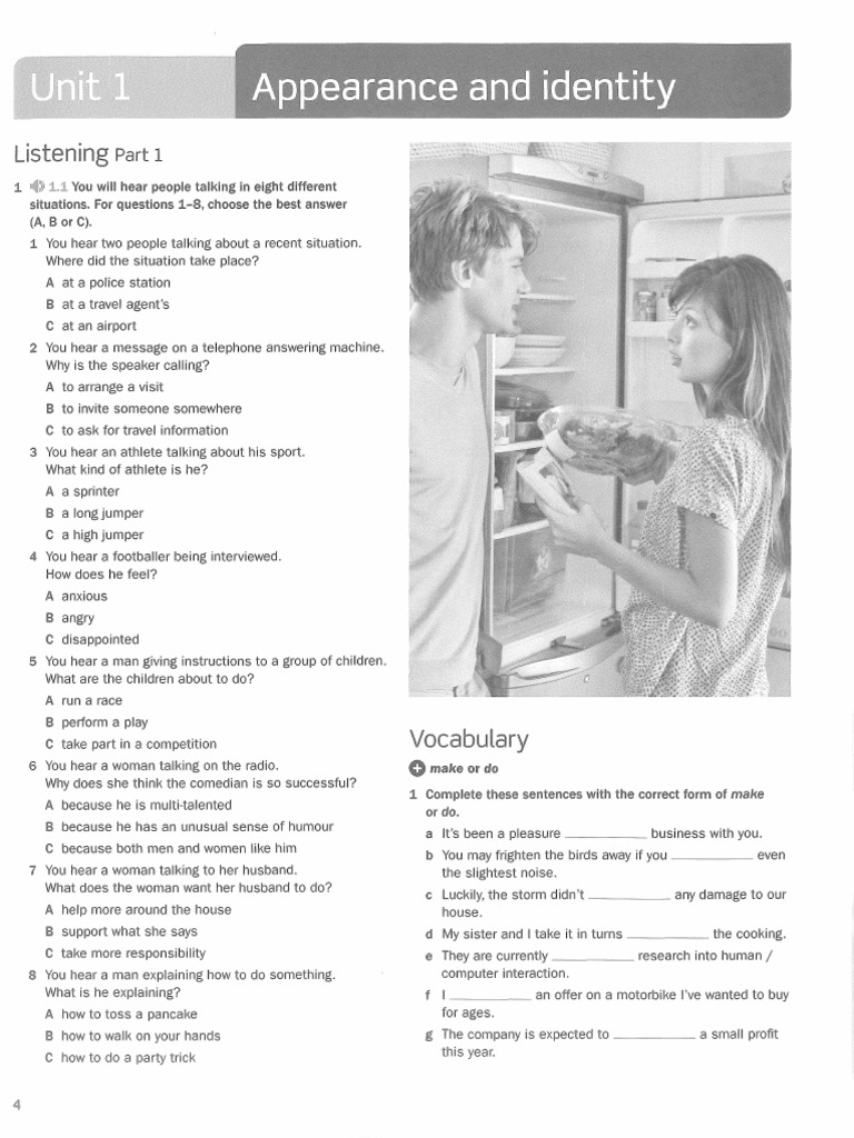 First Masterclass (2015) - Unit 1 (WB) | PDF | Dances