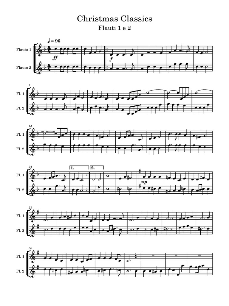 Christmas - Classics Flauti | PDF
