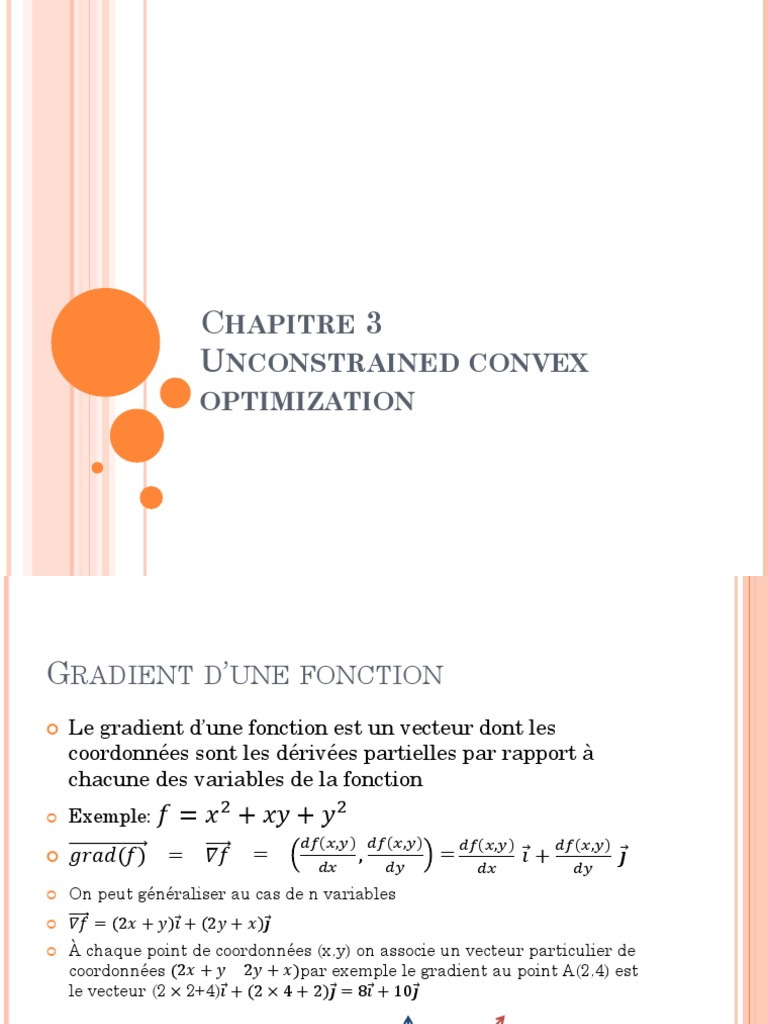 Chapitre 3 Unconstrained Convex Optimization New | PDF | Pente ... Chapitre 3 Unconstrained Convex Optimization New | PDF | Pente ...