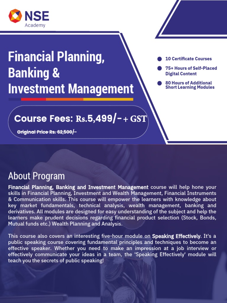 Financial Planning & Investment Course | PDF | Derivative (Finance ...