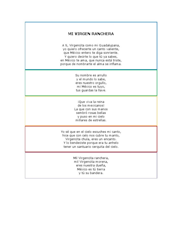 Cantos A La Virgen Pdf
