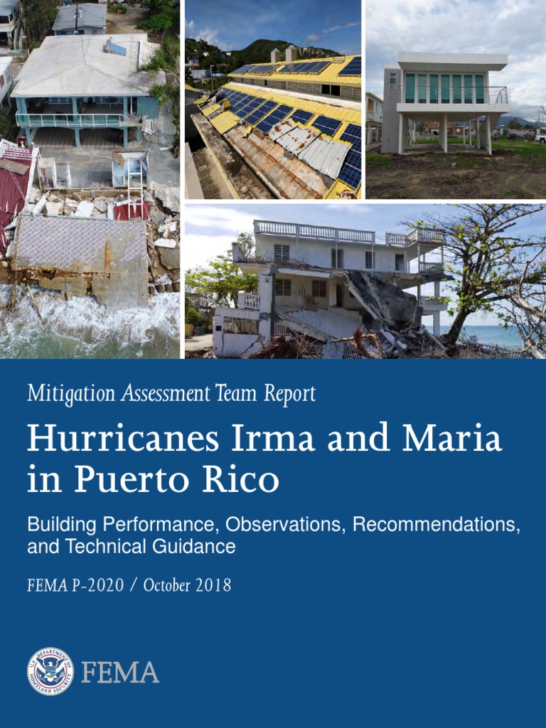 FEMA P-2020 Mitigation Assessment Team Report - Hurricanes Irma and ...