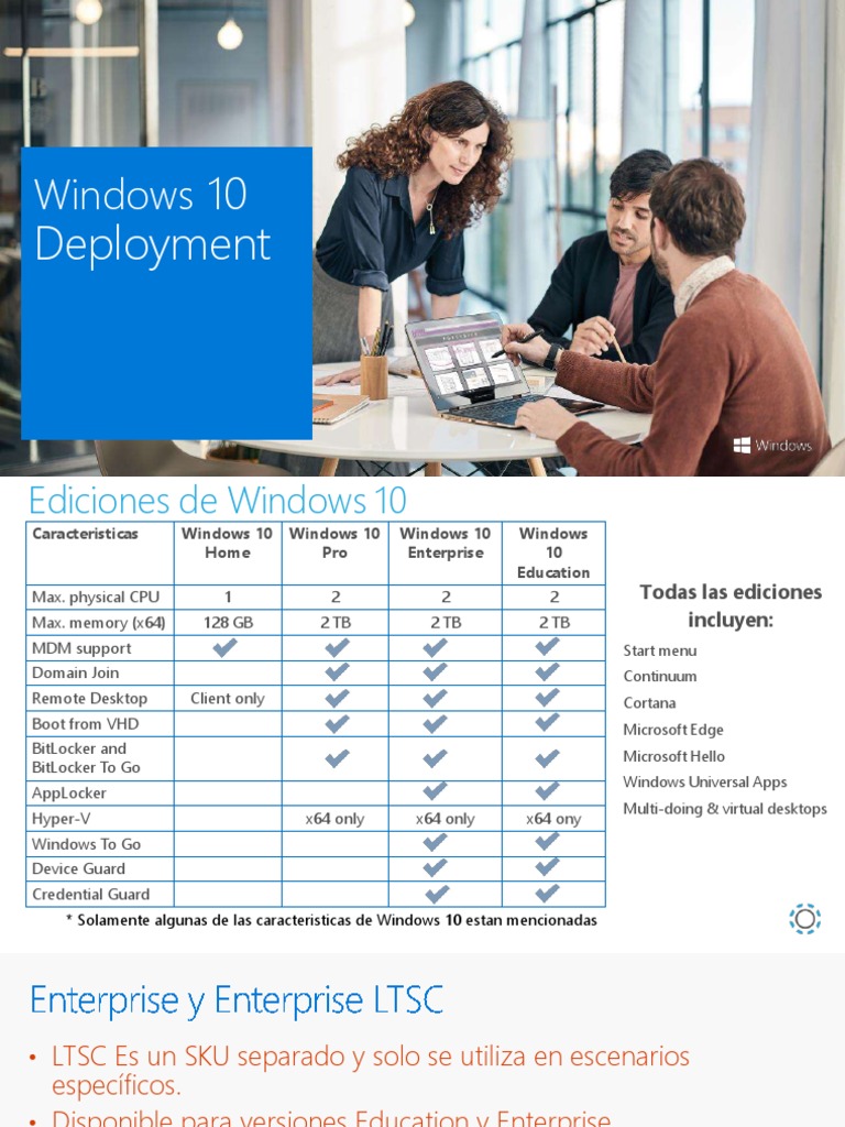 Windows 10 Recomendaciones Deployment | PDF | Windows 10 | Microsoft Windows