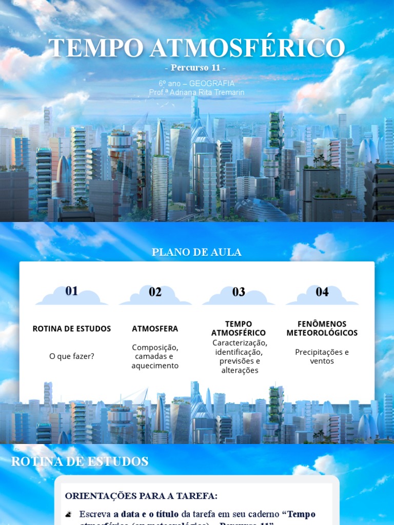 Tempo atmosférico (ou mete orológico) | PDF | Clima | Ferimento