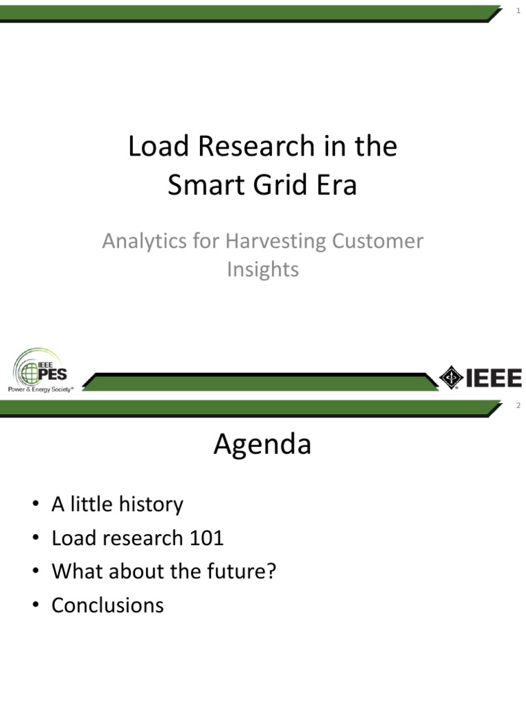 Load Research PSS | PDF