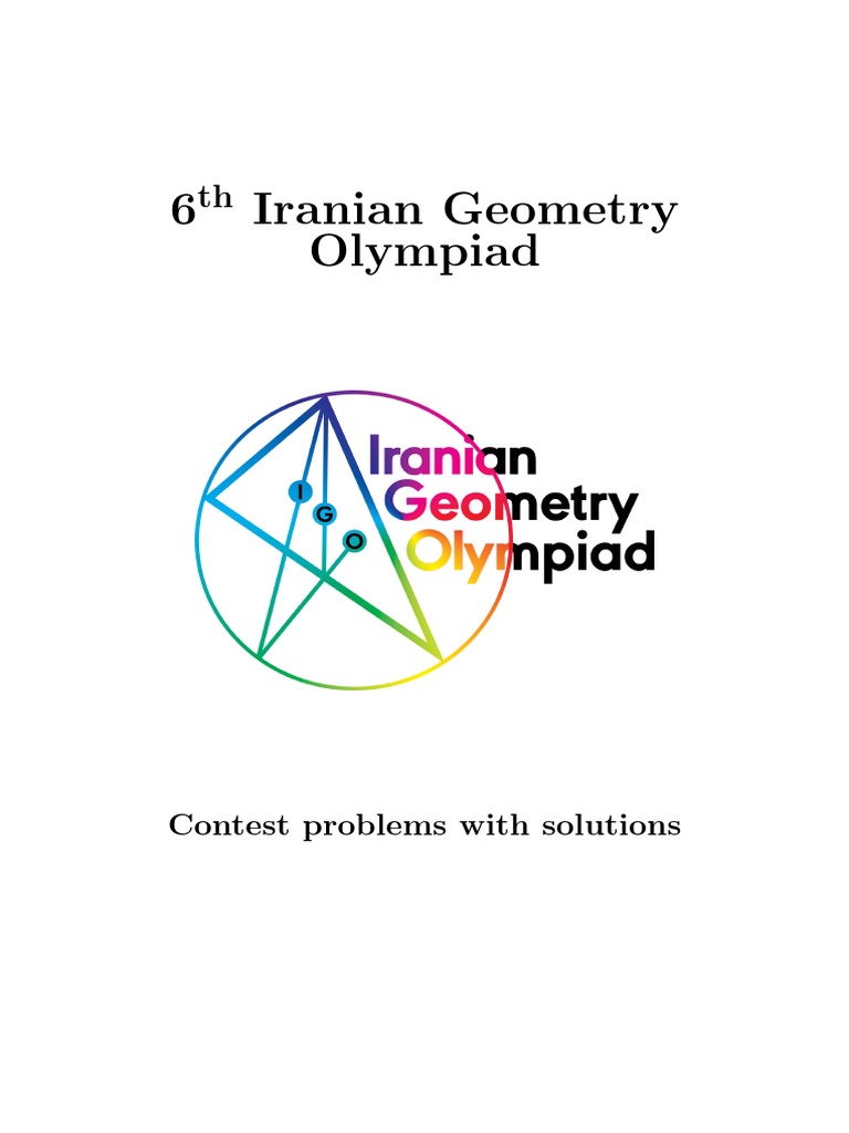 IGO 2019 Booklet Problems and Solutions. | PDF | Triangle | Geometry