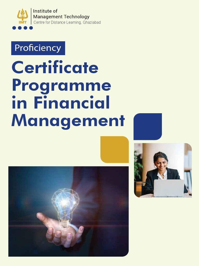 Financial Management Certificate Program | PDF | Valuation (Finance ...