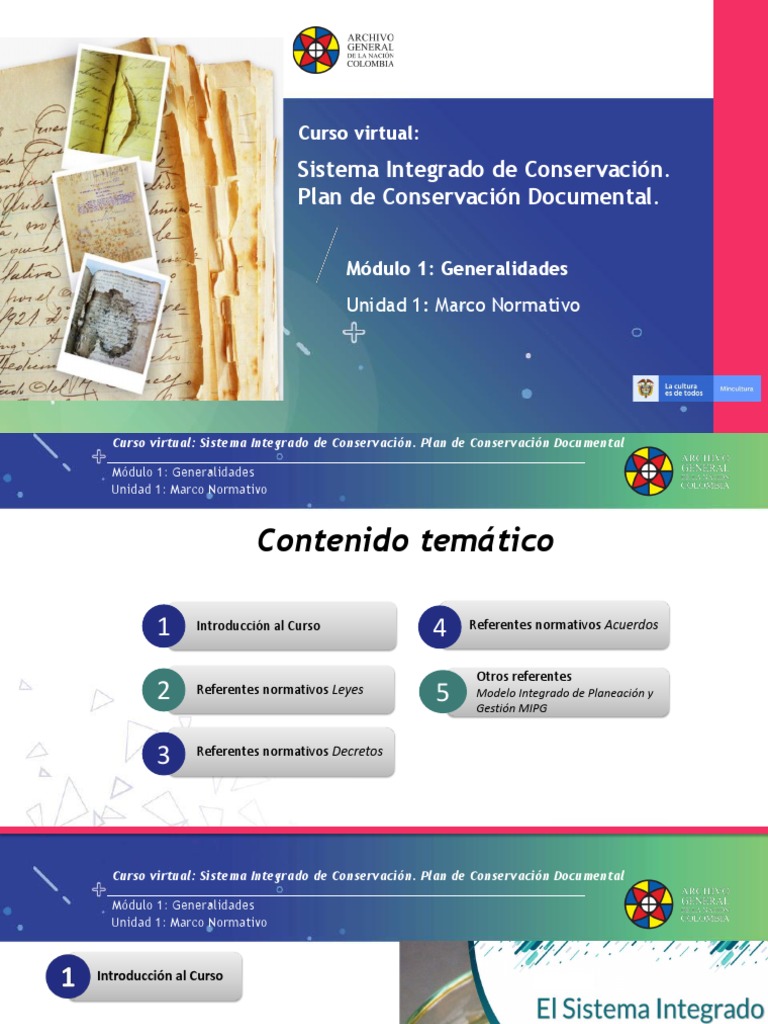 M1U1 Sistema Integrado de Conservación. | PDF | Gestión de registros | Archivo de computadora
