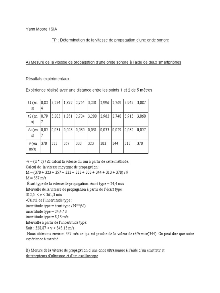 TP Physique | PDF | Méthodes et références pédagogiques | Sciences et mathématiques