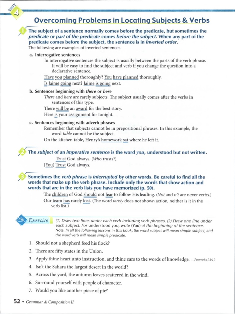 Grammar Composition II Workbook 58 | PDF
