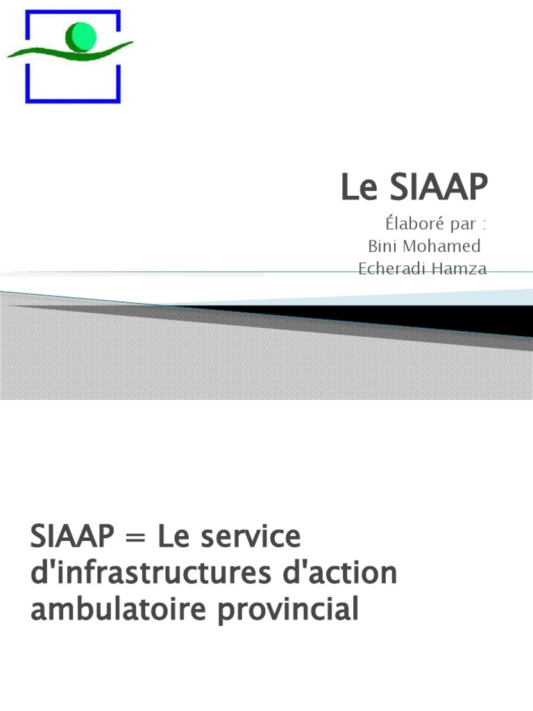 Le SIAAP | PDF | Développement personnel | Bien-être