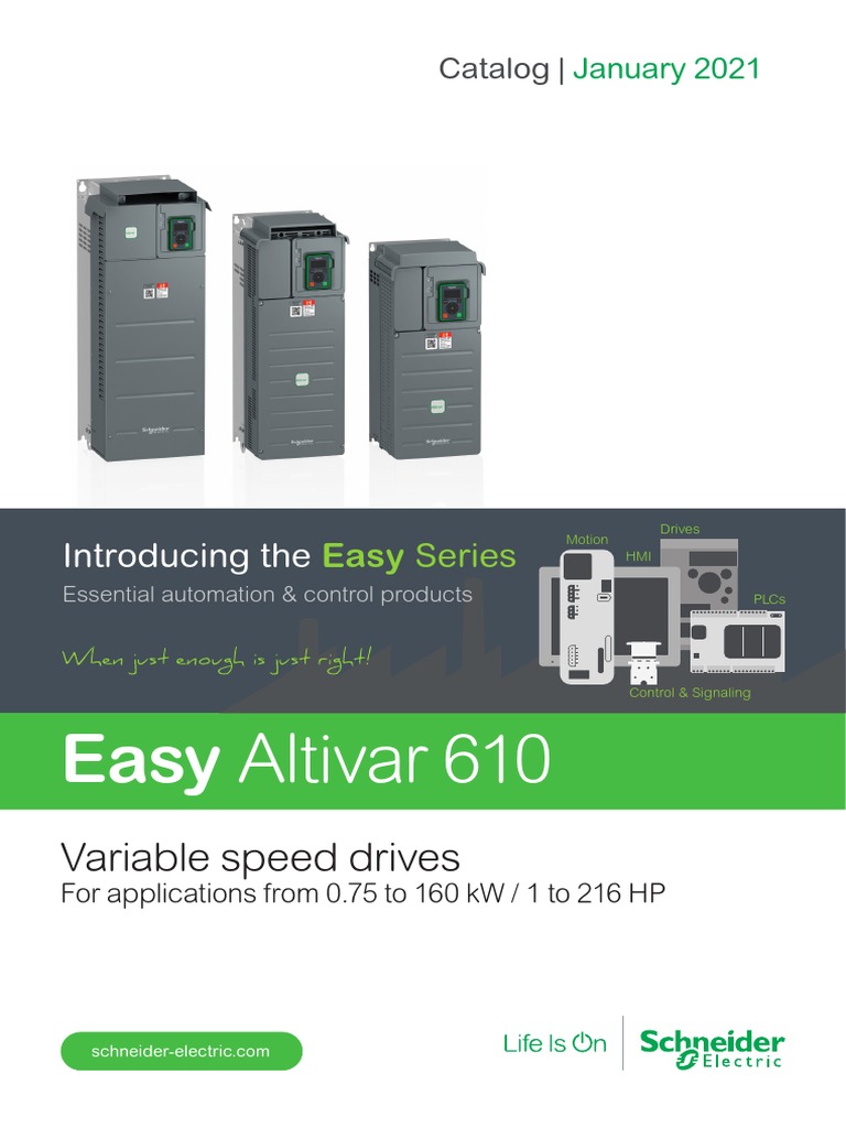 ATV610 Catalog 2021-DIA2ED2140702EN | PDF | Electric Motor ...