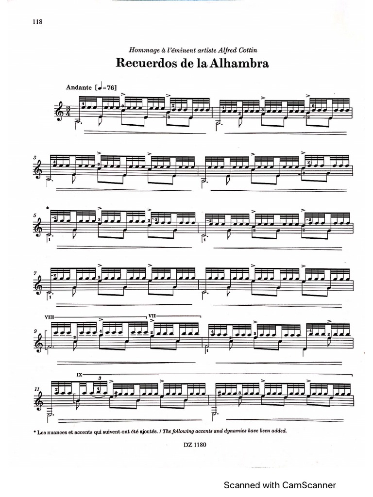 Recuerdos de La Alhambra | PDF