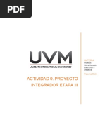 Actividad Automatizada en UVM | PDF