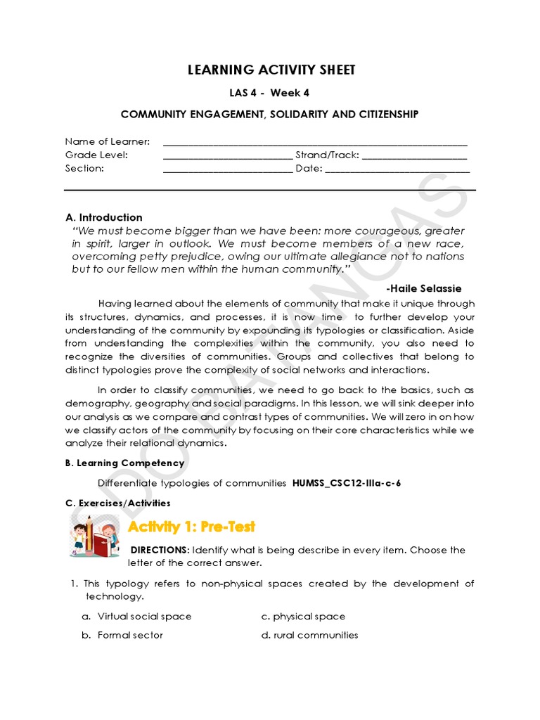 CeSC - LAS 4 Q1 Week4 | PDF