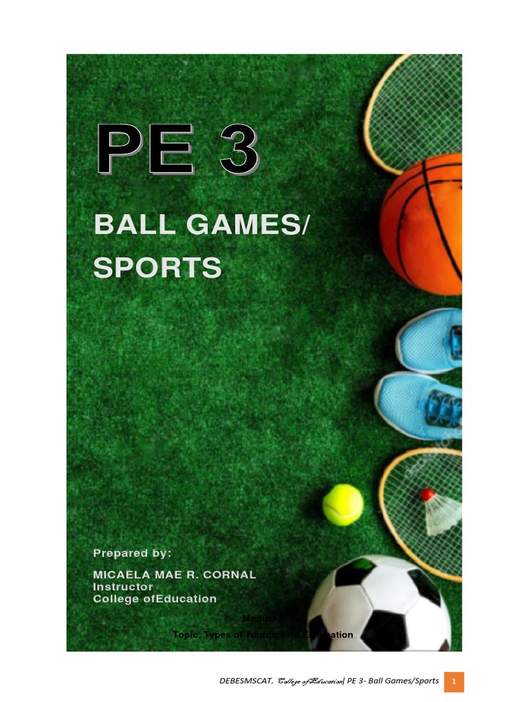 Pe 3-Module 2 | PDF | Competition | Entertainment