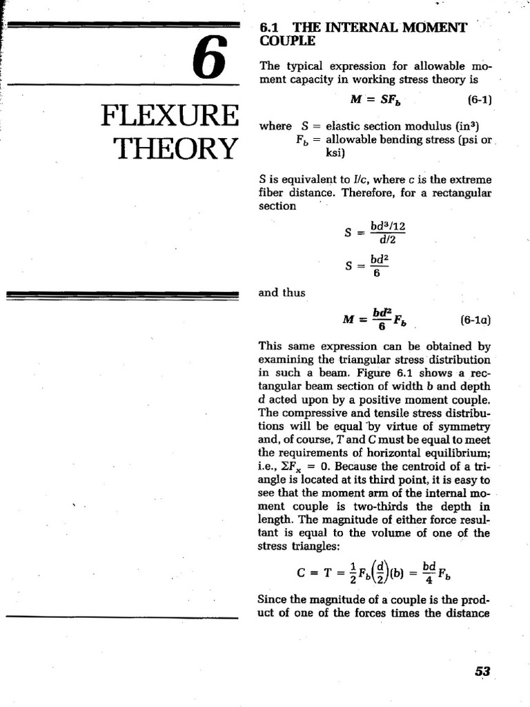 Ar 172 RC 06 Flexure Theory | PDF