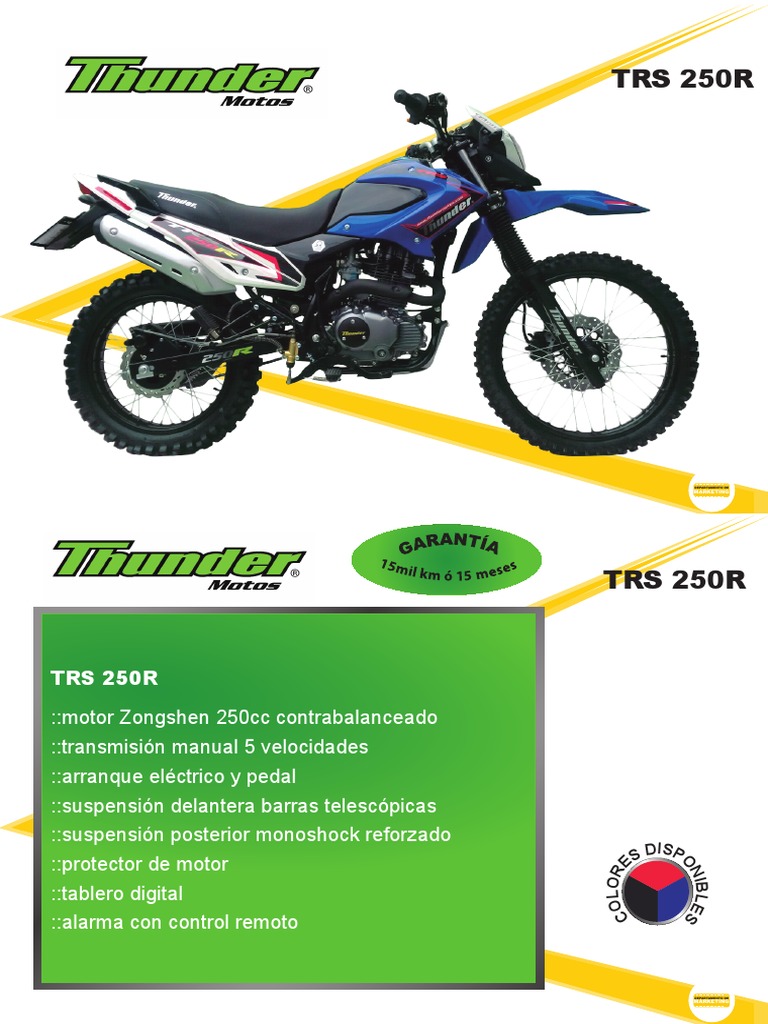 Thunder Catalogo | PDF | Vehículos de ruedas | Tecnologías automotrices