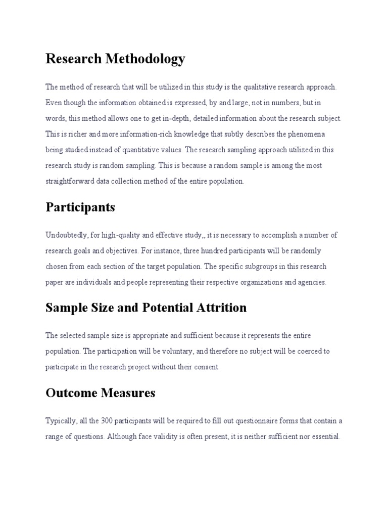 Research Methodology | PDF | Sampling (Statistics) | Data