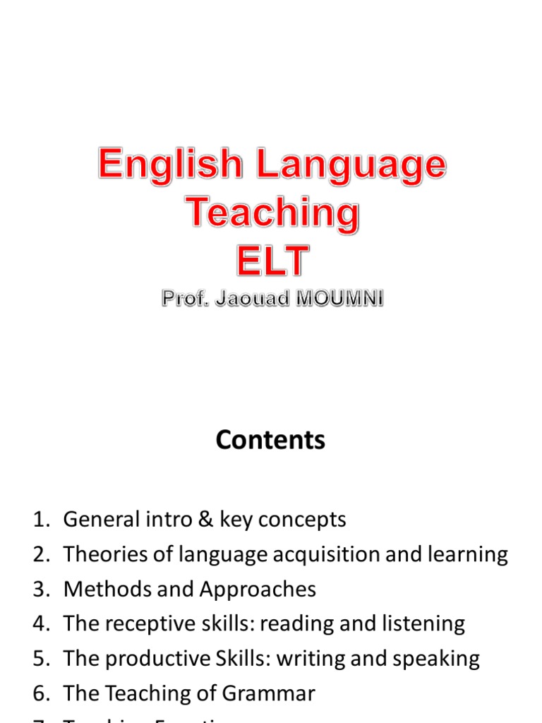Elt 1 | PDF | Career & Growth