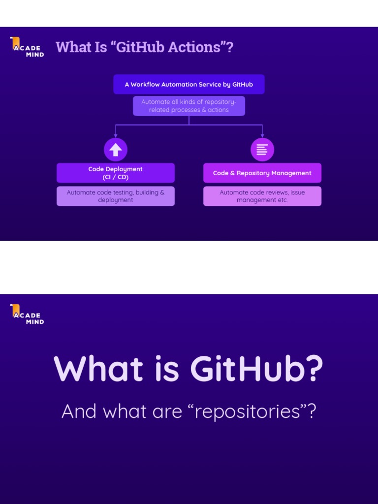 Github Actions | PDF