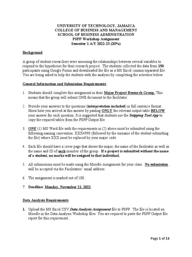 PSPP Workshop Assignment Sem 1 2022 23 | PDF PSPP Workshop Assignment Sem 1 2022 23 | PDF