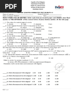 Math 10 - Q 2 - SLM - Module 6 | PDF | Trigonometric Functions | Circle