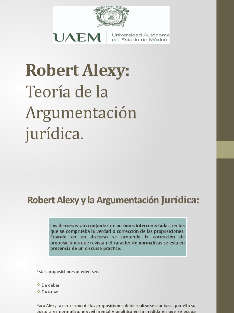 Robert Alexy argumentacion j | PDF | Proposición | Justicia