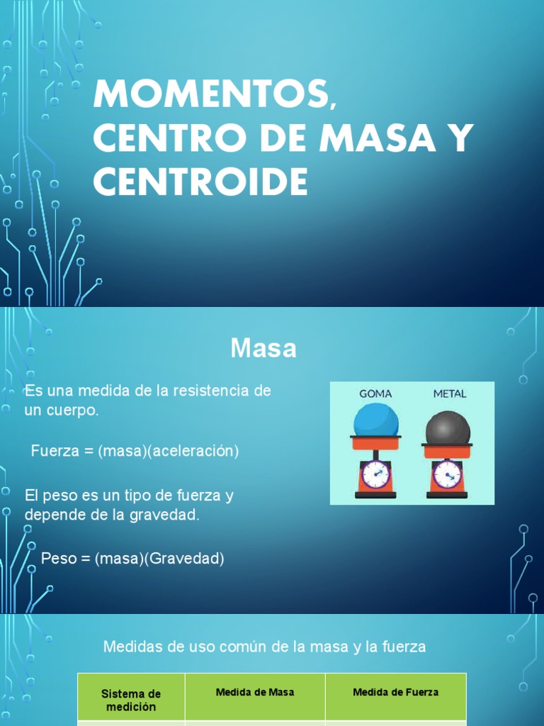 Momentos, Centro de Masa y Centroide | PDF