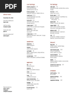 Incanta Menu Br693txx | PDF | Sushi | Tofu