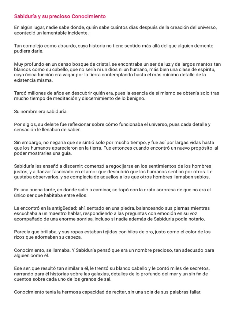 Sabiduría y Su Precioso Conocimiento | PDF | Sabiduría | Conocimiento