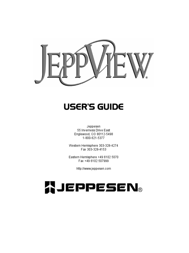 JeppView3 UsersGuide | PDF | Windows Xp | Microsoft Windows