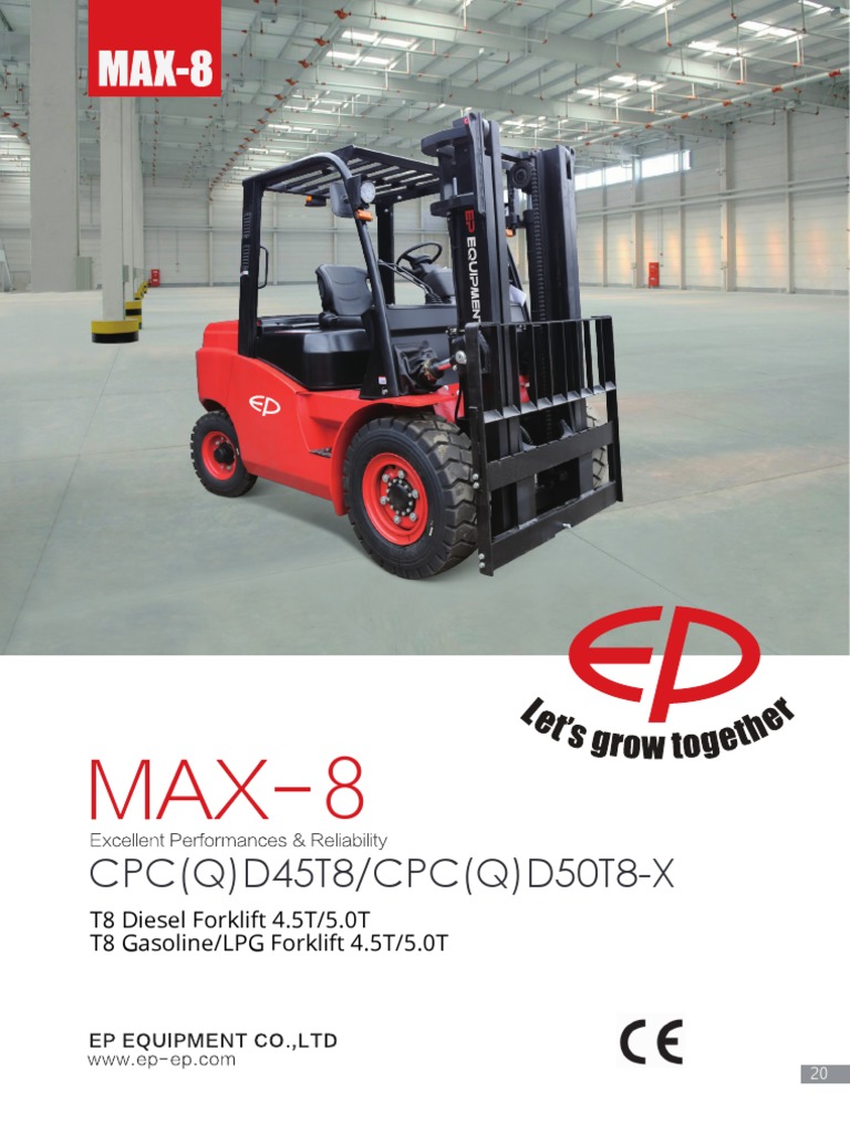 CPC (Q) D45T8,50T8 X | PDF | Forklift | Car Body Styles