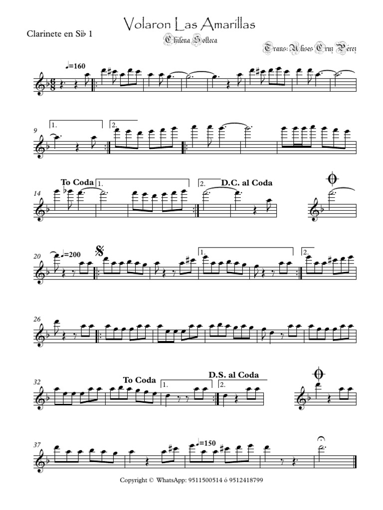 Volaron Las Amarillas - Chilena Solteca | PDF