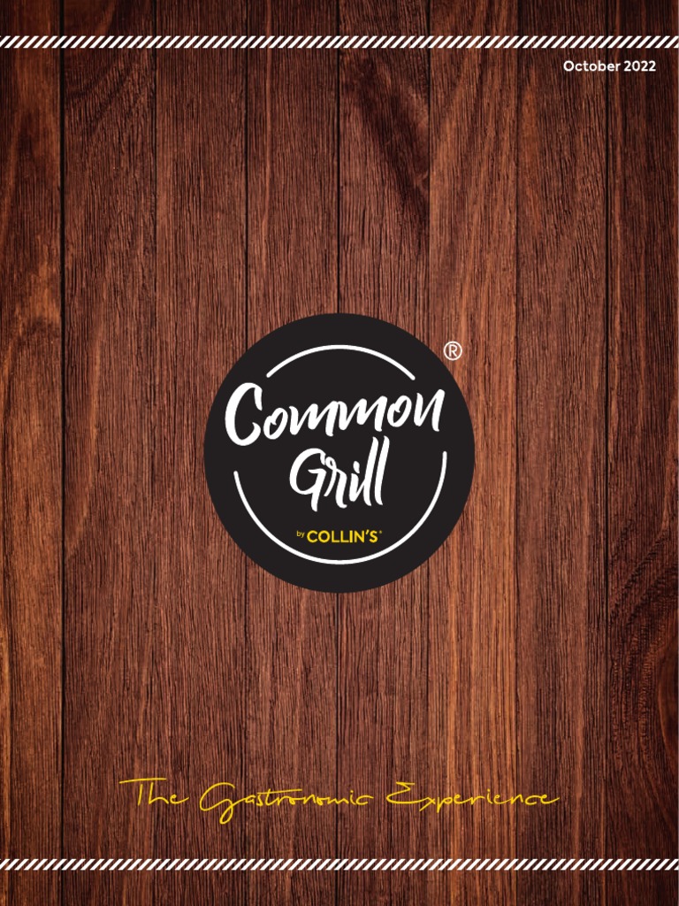 Common+Grill+Menu+Oct+2022 LR | PDF