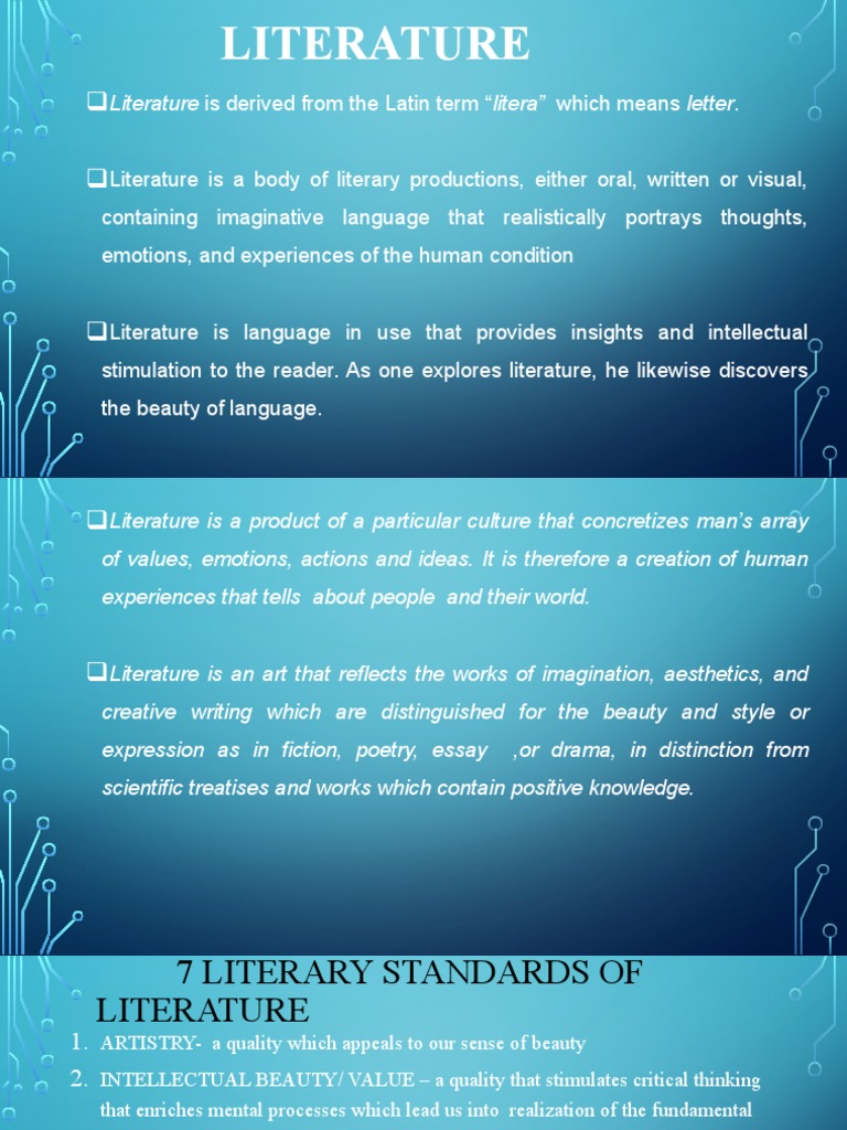 21st CLPW - Literature and Literary Models | PDF | Experience | Thought