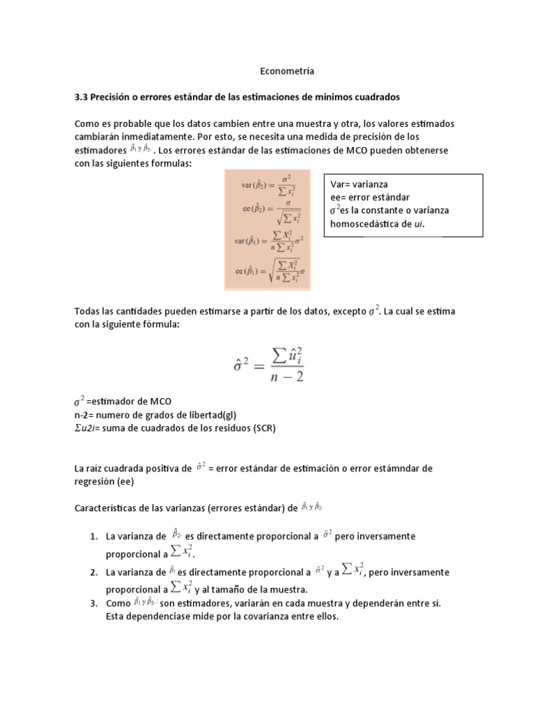 Errores Estándar | PDF | Métodos y materiales de enseñanza