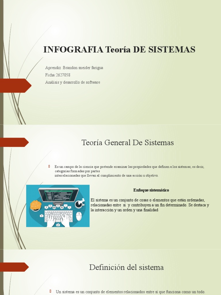 INFOGRAFIA Teoría DE SISTEMAS | PDF | Sistema | Teoría de sistemas