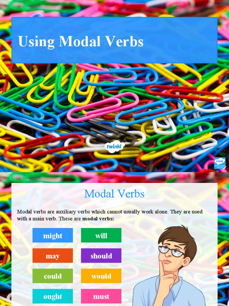 t3 e 434 Using Modal Verbs Powerpoint - Ver - 1 | PDF | Verb | Grammatical Conjugation
