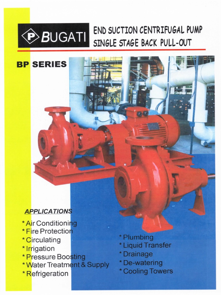 Bugati BP Series Pump Catalogue | PDF