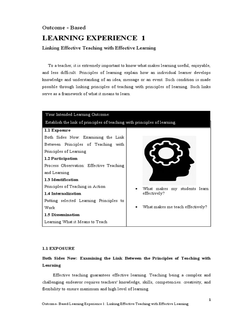 fs2 Ep1 | Download Free PDF | Teaching Method | Learning